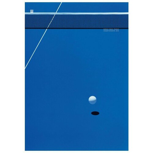 Плакат, постер на бумаге Tennis/Теннис. Размер 42 х 60 см