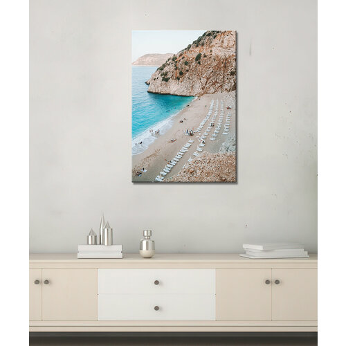 Картина/Картина на холсте для интерьера/Картина на стену/Картина для кухни/ - Турция Анталия море 5 40х60