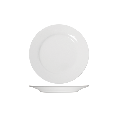 Тарелка «Кунстверк» мелкая; фарфор; D=185, H=20мм; белый, Kunstwerk, QGY - A4157