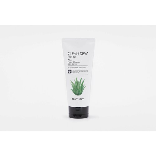 Пенка для умывания tony moly clean dew aloe foam cleanser