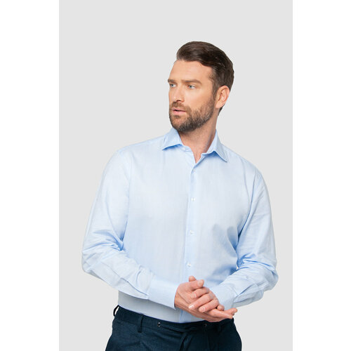 Рубашка KANZLER, размер 45, голубой