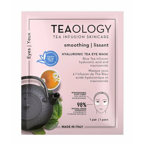 Разглаживающие патчи для глаз с чаем улун и гиалуроновой кислотой Teaology Hyaluronic Tea Eye Mask /5 мл/гр.