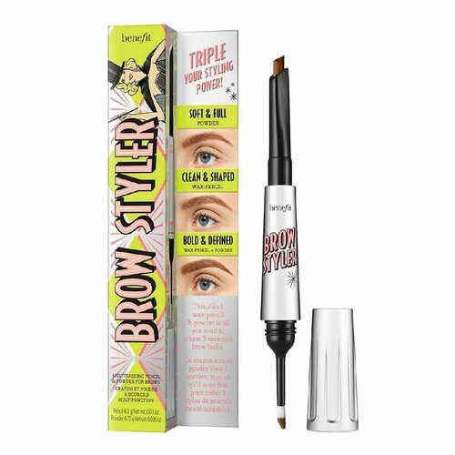 Benefit Brow Styler Multitasking Pencil Многофункциональный Карандаш-пудра для бровей, 1.1 г, тон 2.75