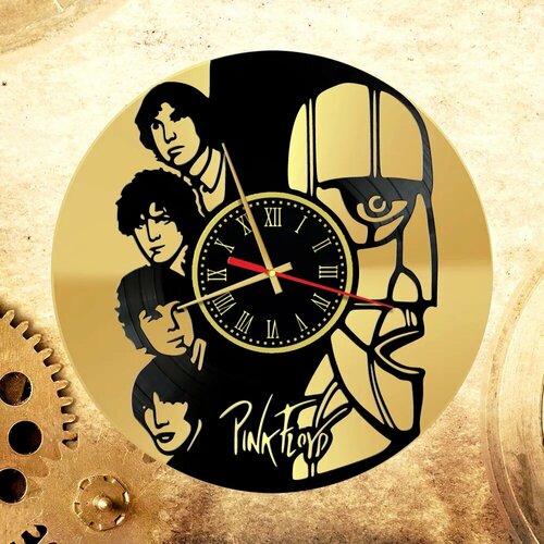Настенные часы с группой Pink Floyd, Пинк Флойд, Syd Barrett, David Gilmour