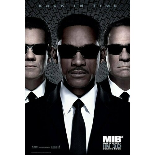 Плакат, постер на бумаге Люди в черном 3 (Men in Black 3), Барри Зонненфельд. Размер 21 х 30 см