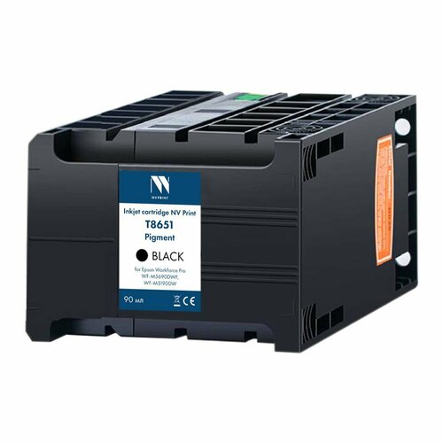 Струйный картридж NV Print T8651 Black для Epson WorkForce Pro WF-M5690DWF, WF-M5190DW (10 000 стр)