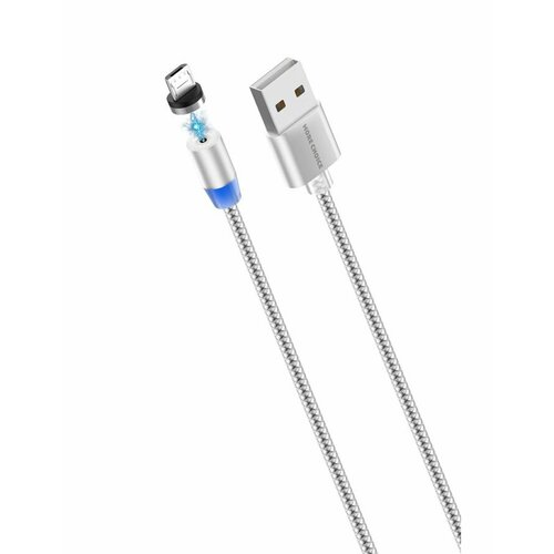 Кабель More Choice Smart K61Sm USB - MicroUSB 1m Silver 4627151194226 (серебристый)