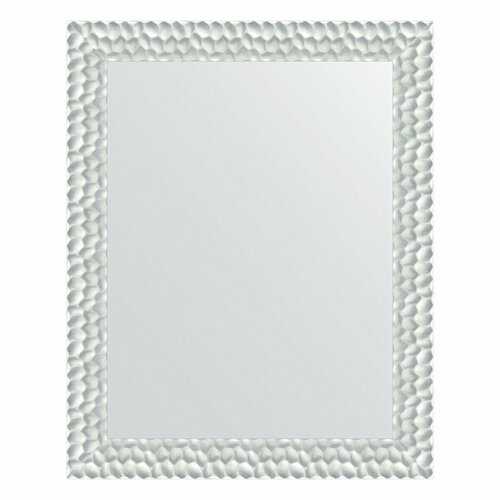Зеркало настенное EVOFORM в багетной раме перламутровые дюны, 81х101 см, для гостиной, прихожей, кабинета, спальни и ванной комнаты, BY 3919