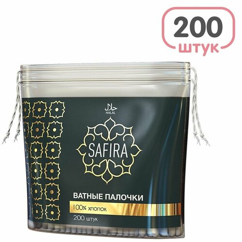 Палочки ватные Safira 200шт х1шт