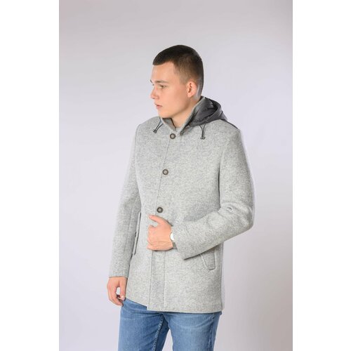 Пальто Formenti, размер 50 L, серый
