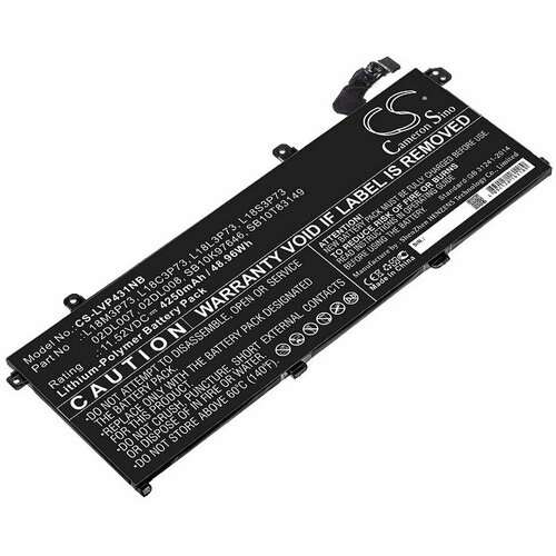 Аккумуляторная батарея для ноутбука Lenovo L18C3P73 11.52V (4250mAh)