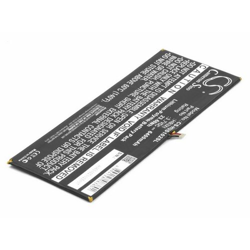 Аккумуляторная батарея CameronSino CS-HUS102SL для планшета Huawei MediaPad 10 Link S10-201W (HB3X1) 6400mAh