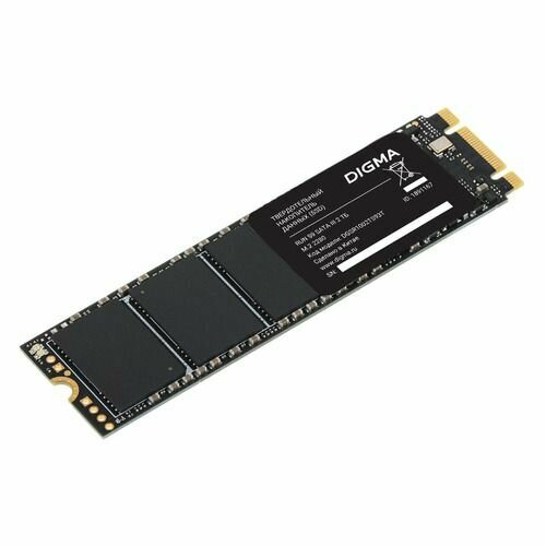 SSD накопитель Digma Run S9 DGSR1002TS93T 2ТБ, M.2 2280, SATA III, M.2, rtl