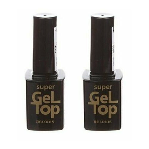 Relouis Верхнее покрытие лака для ногтей Super Gel Top,10 мл, 2 шт