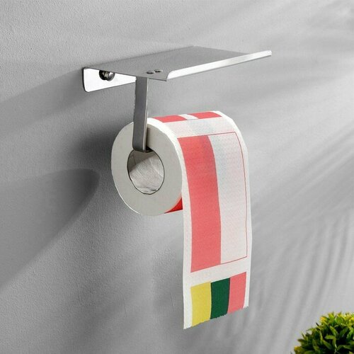 Русма Сувенирная туалетная бумага "Флаг Польша, Латвия Литва", 9,5х10х9,5 см