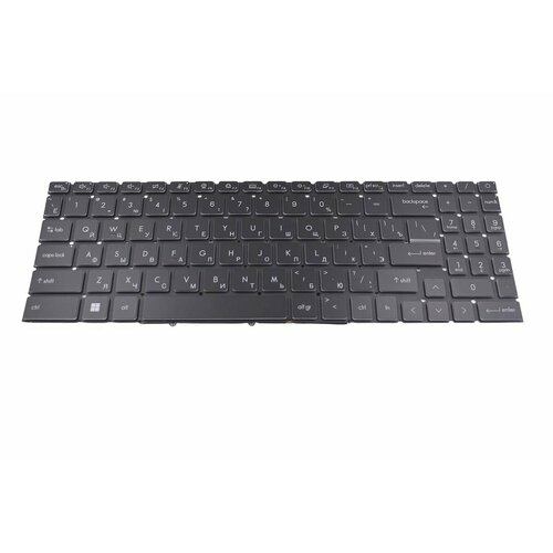 Клавиатура для MSI Summit E16 Flip Evo A11MT-092RU ноутбука с белой подсветкой