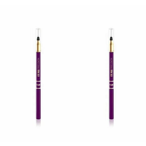 Eveline Cosmetics Карандаш для глаз Eye Max Precision Фиолетовый, 1,1 г, 2 штуки