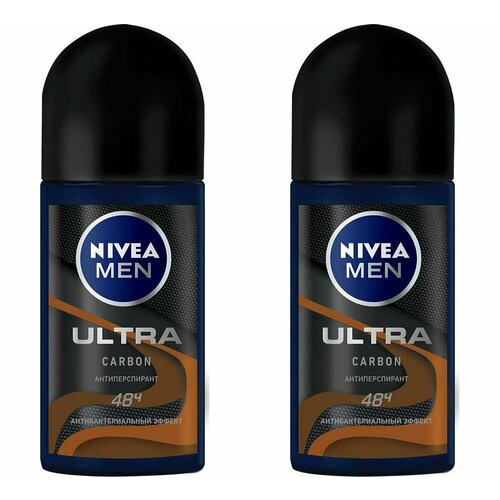 Дезодорант шар, Nivea Men, Ultra Carbon, 50 мл, 2 шт