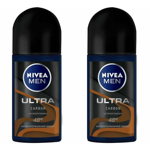 Дезодорант шар, Nivea Men, Ultra Carbon, 50 мл, 2 шт