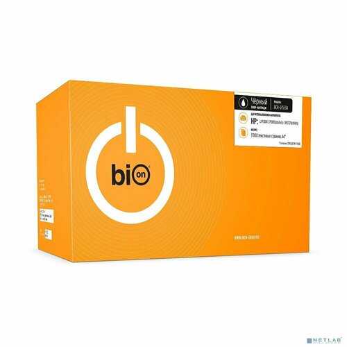 Bion Cartridge Расходные материалы Bion BCR-Q7553A Картридж для HPLaserJet P2015/P2014/P2014n/P2015n/P2015d/P2015x/P2015dn/M2727nf/M2727nfs (3000 стр.), Черный , с чипом