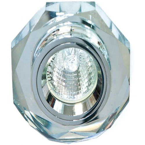 Светильник ИВО-50w 12в G5.3 серебро | код 17927 | FERON (2шт. в упак.)