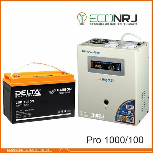 Энергия PRO-1000 + Аккумуляторная батарея Delta CGD 12100