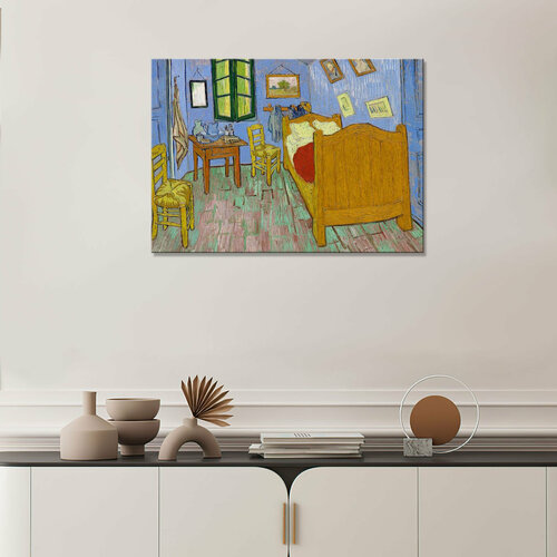 Картина/Картина на холсте/Картина на холсте для интерьера/ Картина на стену/ Картина в подарок для дома/ - Спальня в Арле Ван Гог 20х30