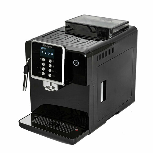 Кофемашина автоматическая Pioneer CMA005 с автоприготовлением американо, эспрессо и капучино, встроенной кофемолкой и LCD-дисплеем, итальянская помпа ARS