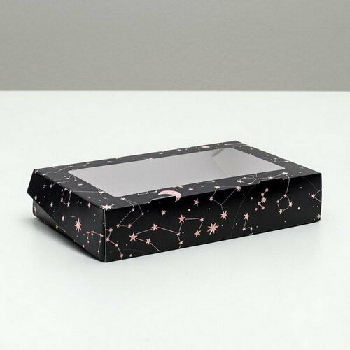 Коробка кондитерская, упаковка, "Космос", 20 x 12 x 4 см, 5 шт.