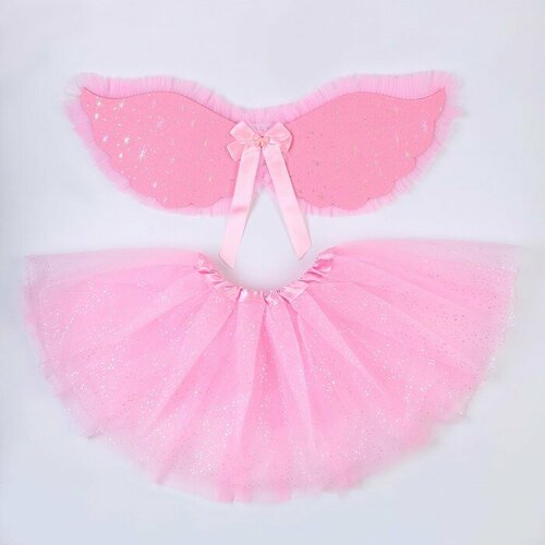Карнавальный костюм "Очаровательная бабочка", юбка, крылья для девочек 5-7 лет