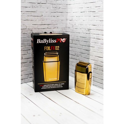 Электробритва BABYLISS PRO FoilFX 02 GOLD, 2 головки