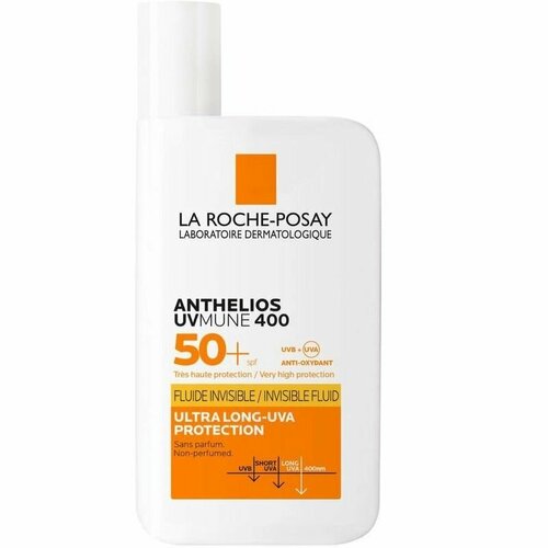 La Roche Posay Антгелиос UVMUNE 400 Флюид солнцезащитный невидимый для лица SPF50+/PPD42 50мл