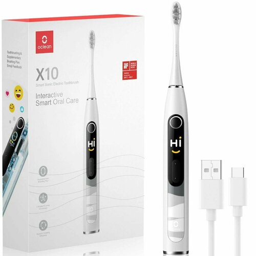 Электрическая зубная щетка Oclean X10 Smart Electric Toothbrush. Gray