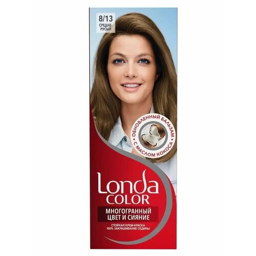 Краска крем Londacolor для волос 8/13 Средне-русый