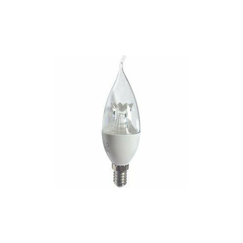 Светодиодная LED лампа Ecola свеча на ветру E14 8W 2700K 2K 130x37 празрачная с линзой Premium C4UW80ELC (упаковка 18 штук)