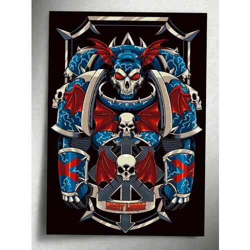 Постер: Легион Повелителей Ночи (Вархаммер 40000, Warhammer), на А3