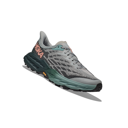 Кроссовки HOKA, полнота D, размер US7.5D/UK6/EU39 1/3/JPN24.5, коралловый, серый