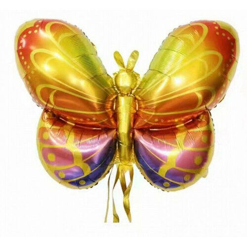 Воздушный шар в виде Бабочки с крыльями для детей / желтый