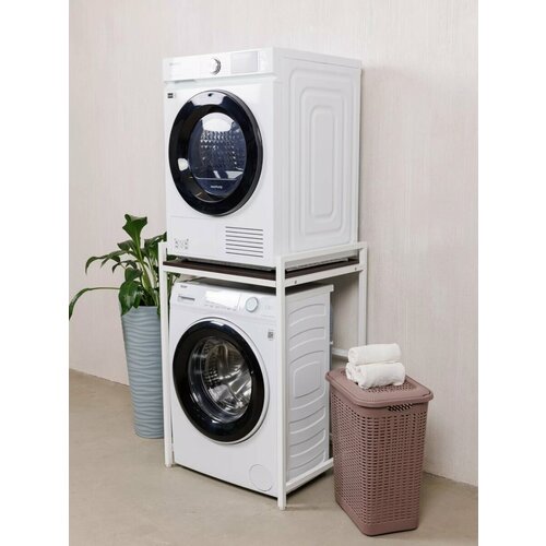 Стеллаж для стиральной машины/Стеллаж для сушильной машины/Для ванной комнаты/Венге