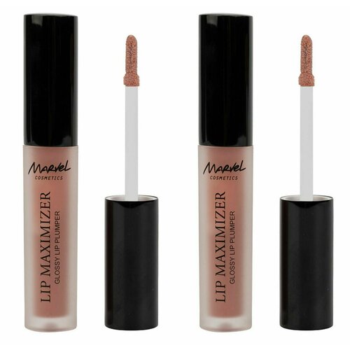 MARVEL COSMETICS Жидкий блеск для губ L317 dark natural, 2,5 мл, 2 шт