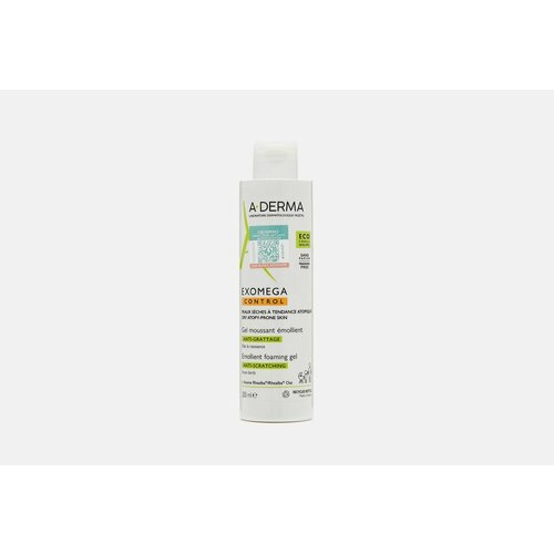 Смягчающий пенящийся гель для сухой кожи A-Derma EXOMEGA CONTROL 200 мл