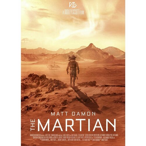 Постер Марсианин 30х40 см