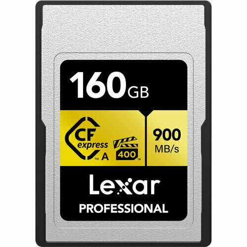 Карта памяти Lexar Professional Gold CFexpress Type A 160GB, R/W 900/800 МБ/с