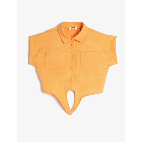 Рубашка KOTON, размер 9-10 лет, оранжевый