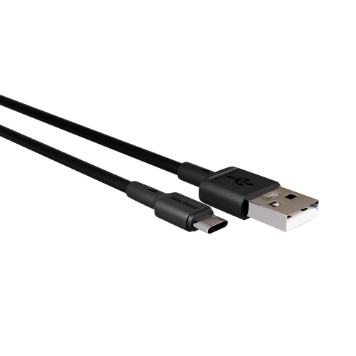 Дата-кабель USB 2.0A для Type-C More choice K19a TPE 2м Black