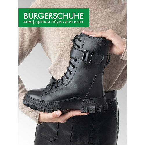 Ботинки берцы Burgerschuhe, размер 41, черный