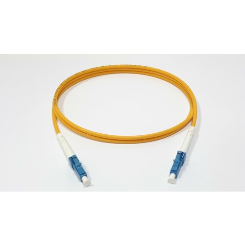 Шнур оптический (патч-корд) simplex LC/UPC - LC/UPC 9/125 3m 3,0mm G.652 LSZH Yellow