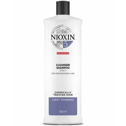 Nioxin System 5 Cleanser Очищающий шампунь для жестких непослушных волос (Система 5) 1000 мл