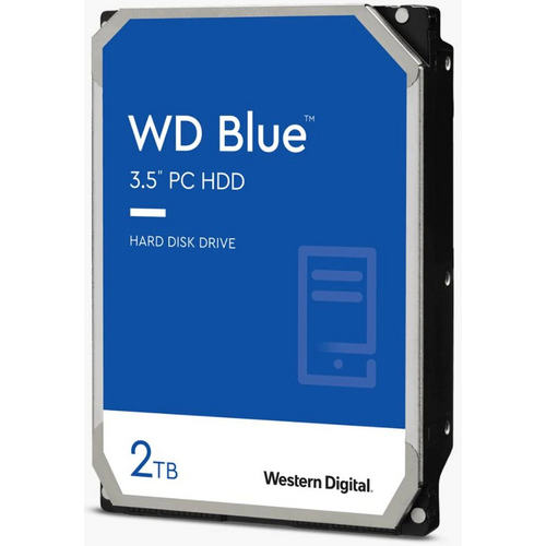 Жесткий диск WD Original SATA-III 2Tb WD20EZBX Blue (7200rpm) 256Mb 3.5"