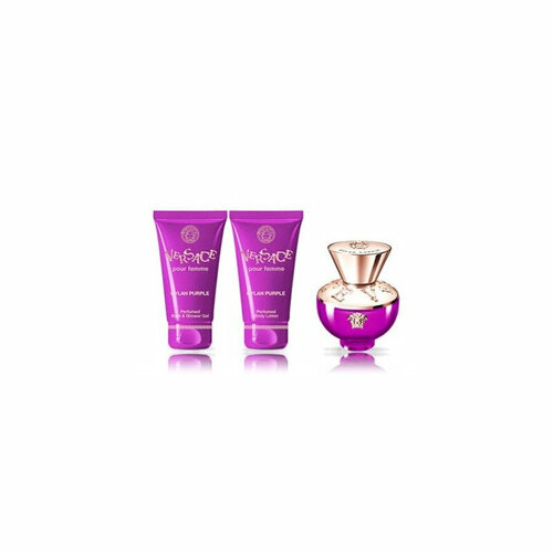 Versace Dylan Purple набор парфюмерная вода + гель для душа + лосьон для тела 50 + 50 + 50 мл для женщин